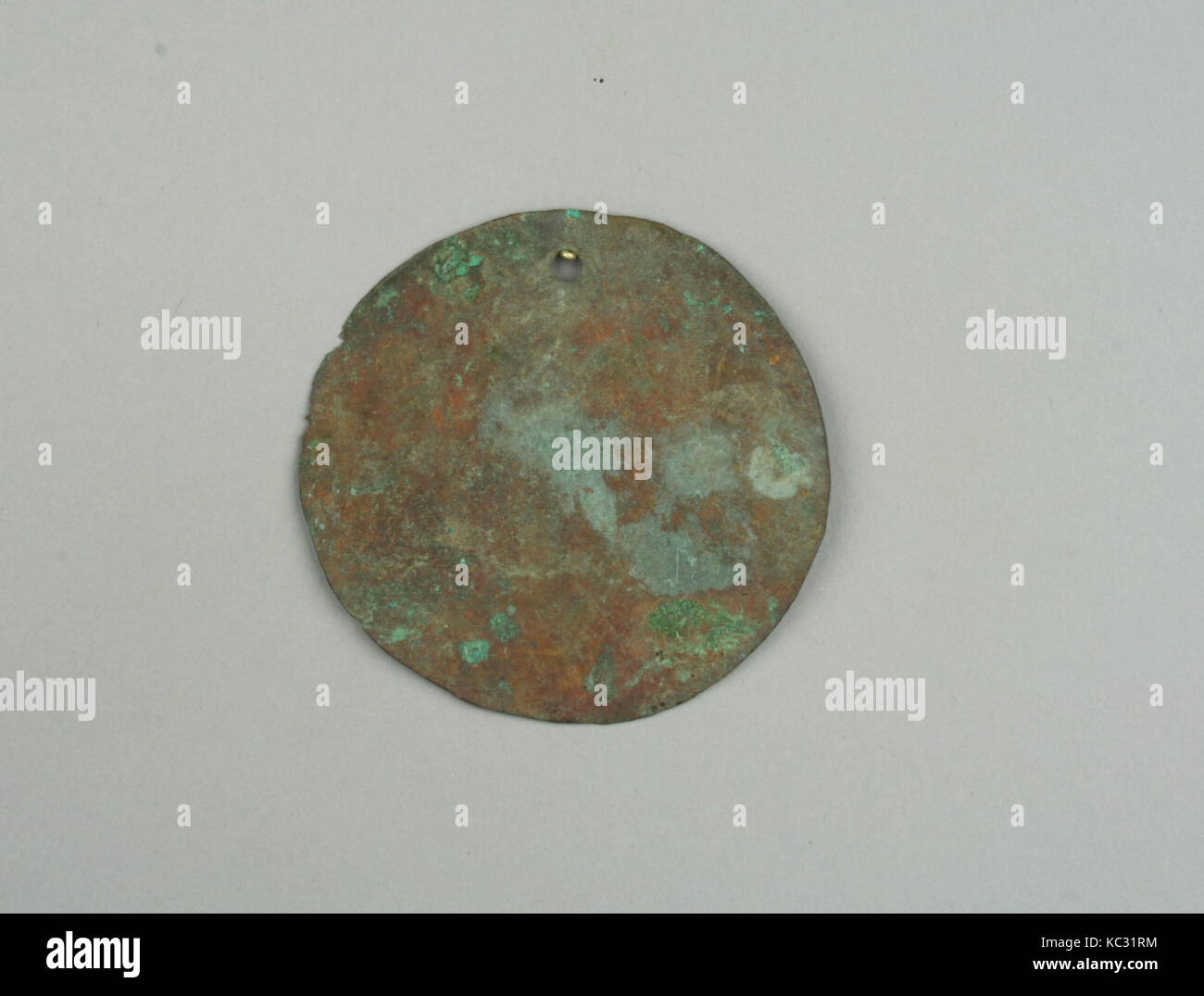 Round Plaque, 3rd century B.C.–A.D. 2nd century, Peru, Vicús, Copper ...