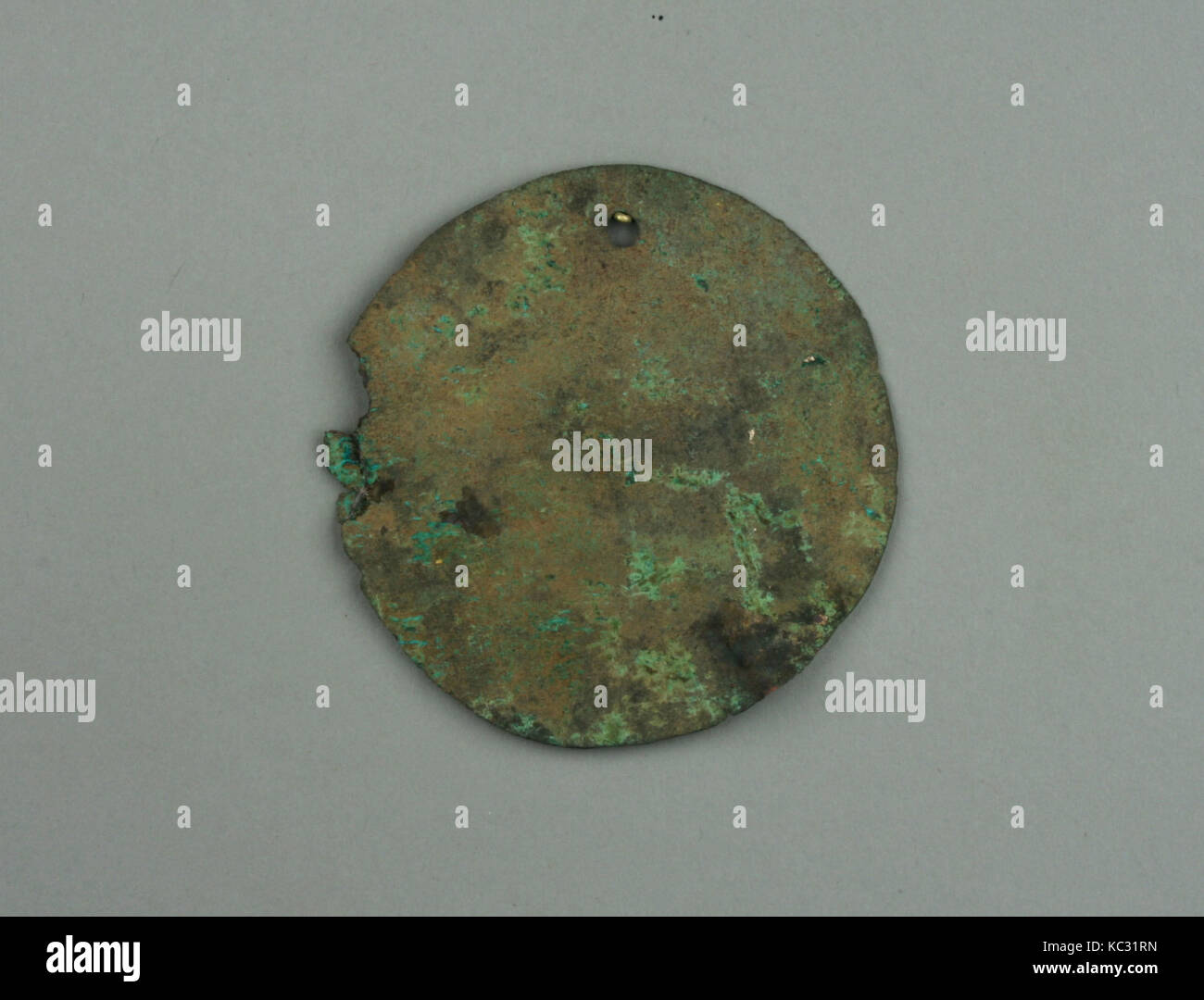 Round Plaque, 3rd century B.C.–A.D. 2nd century, Peru, Vicús, Copper ...