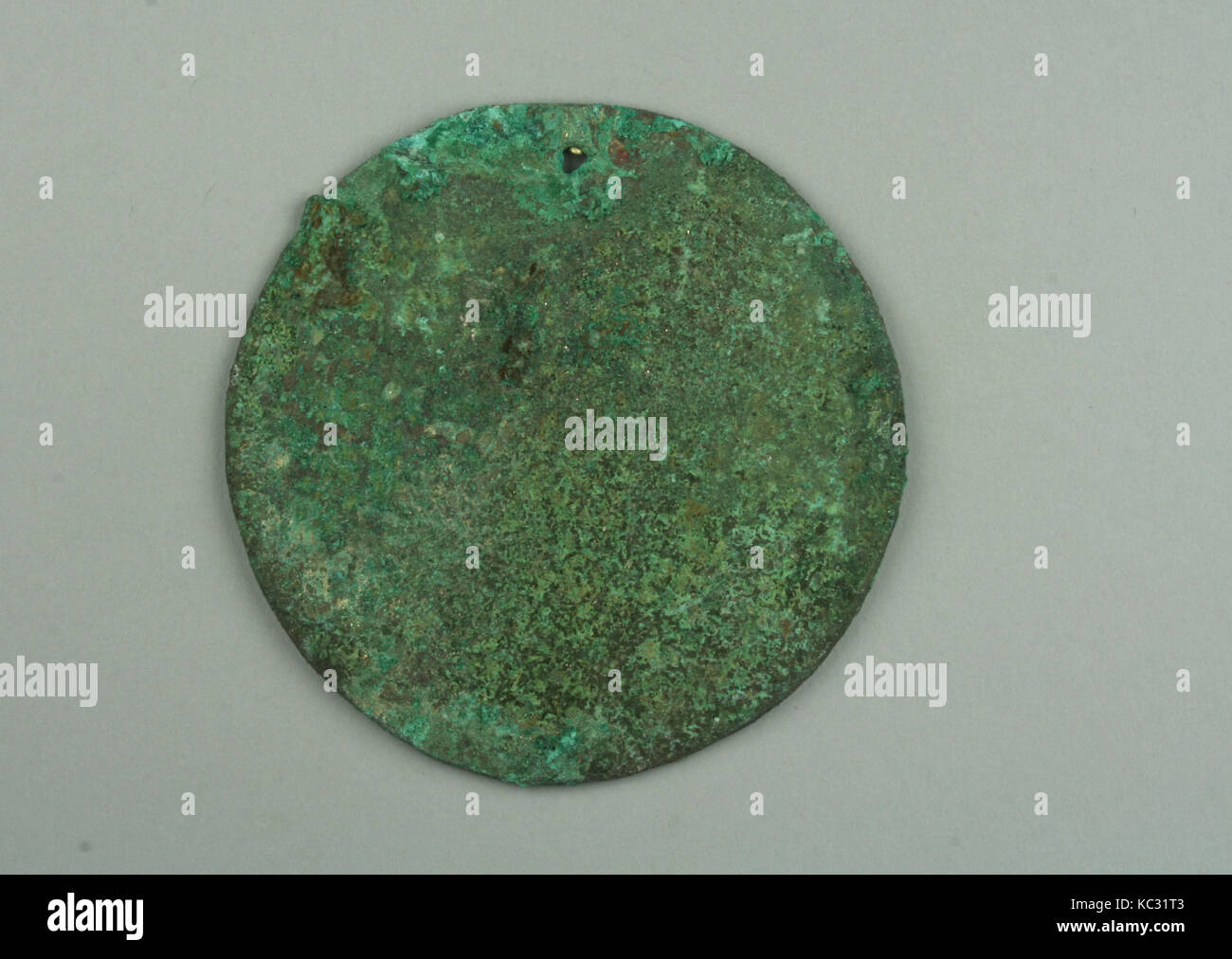 Round Plaque, 3rd century B.C.–A.D. 2nd century, Peru, Vicús, Copper ...