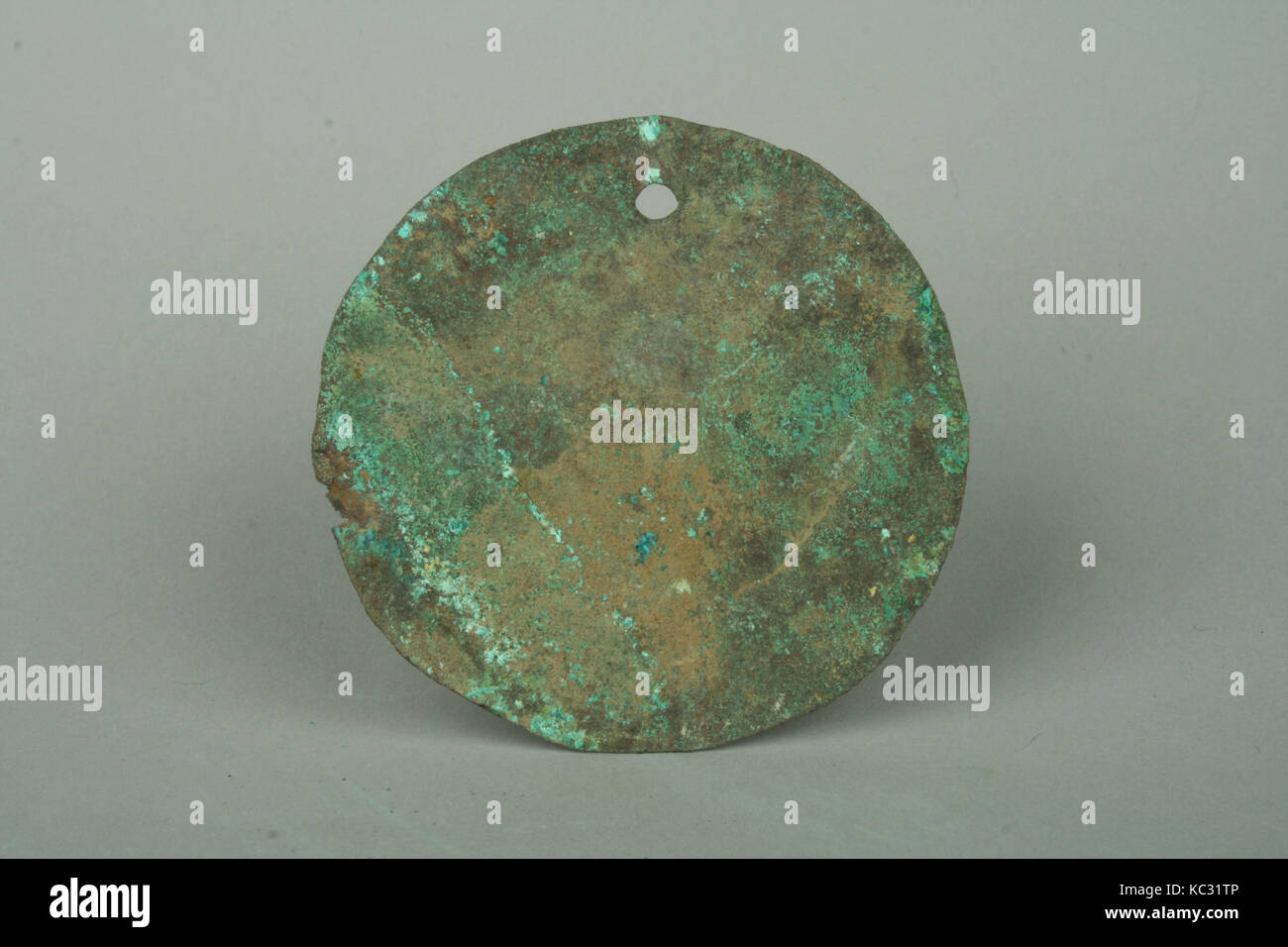 Round Plaque, 3rd century B.C.–A.D. 2nd century, Peru, Vicús, Copper ...