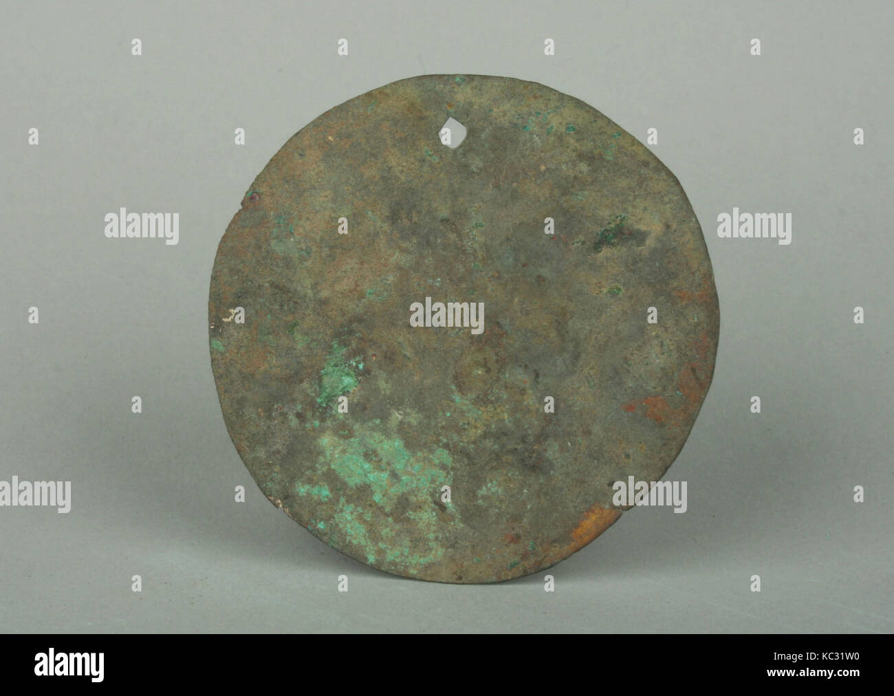 Round Plaque, 3rd century B.C.–A.D. 2nd century, Peru, Vicús, Copper ...