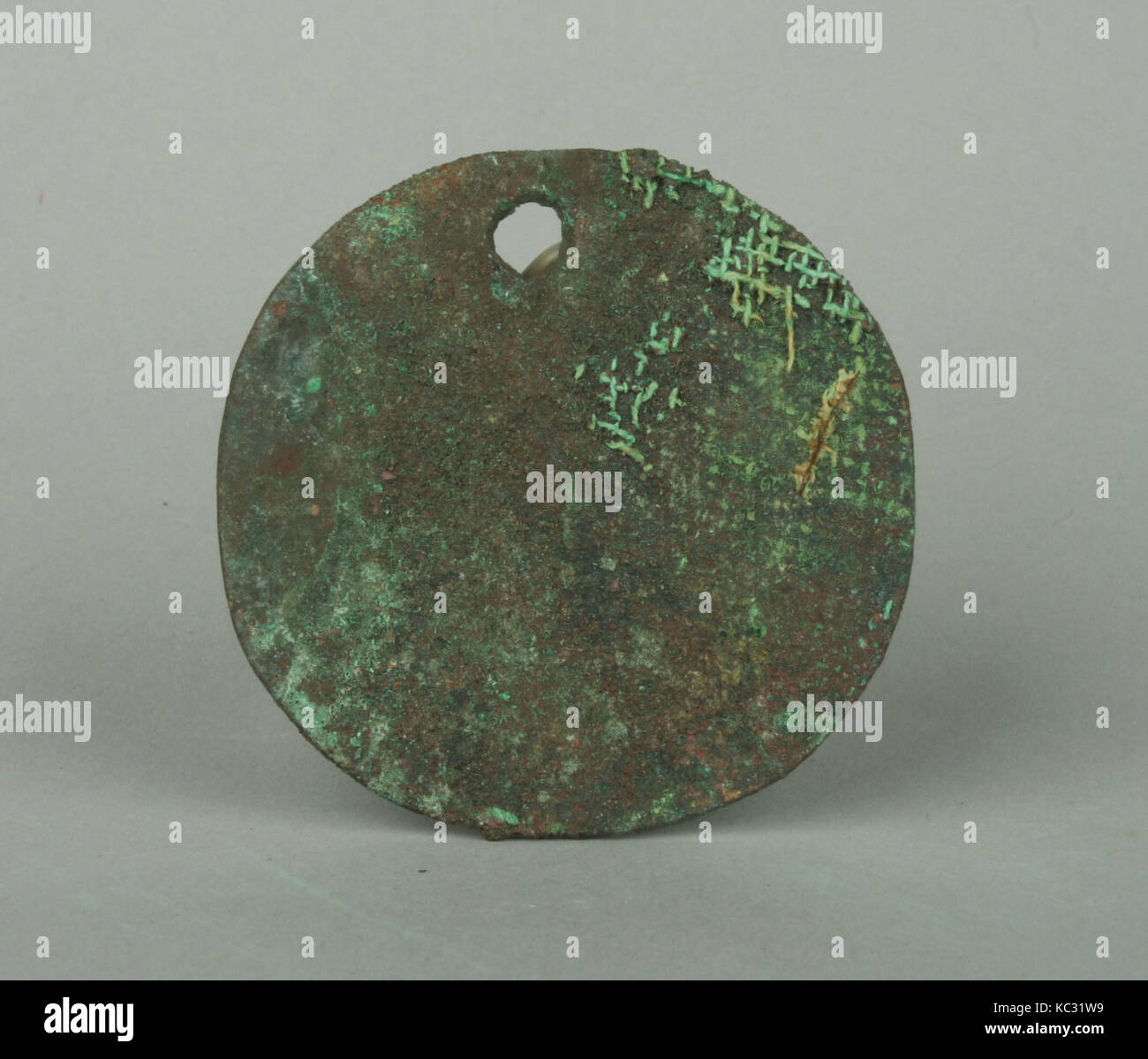 Round Plaque, 3rd century B.C.–A.D. 2nd century, Peru, Vicús, Copper ...