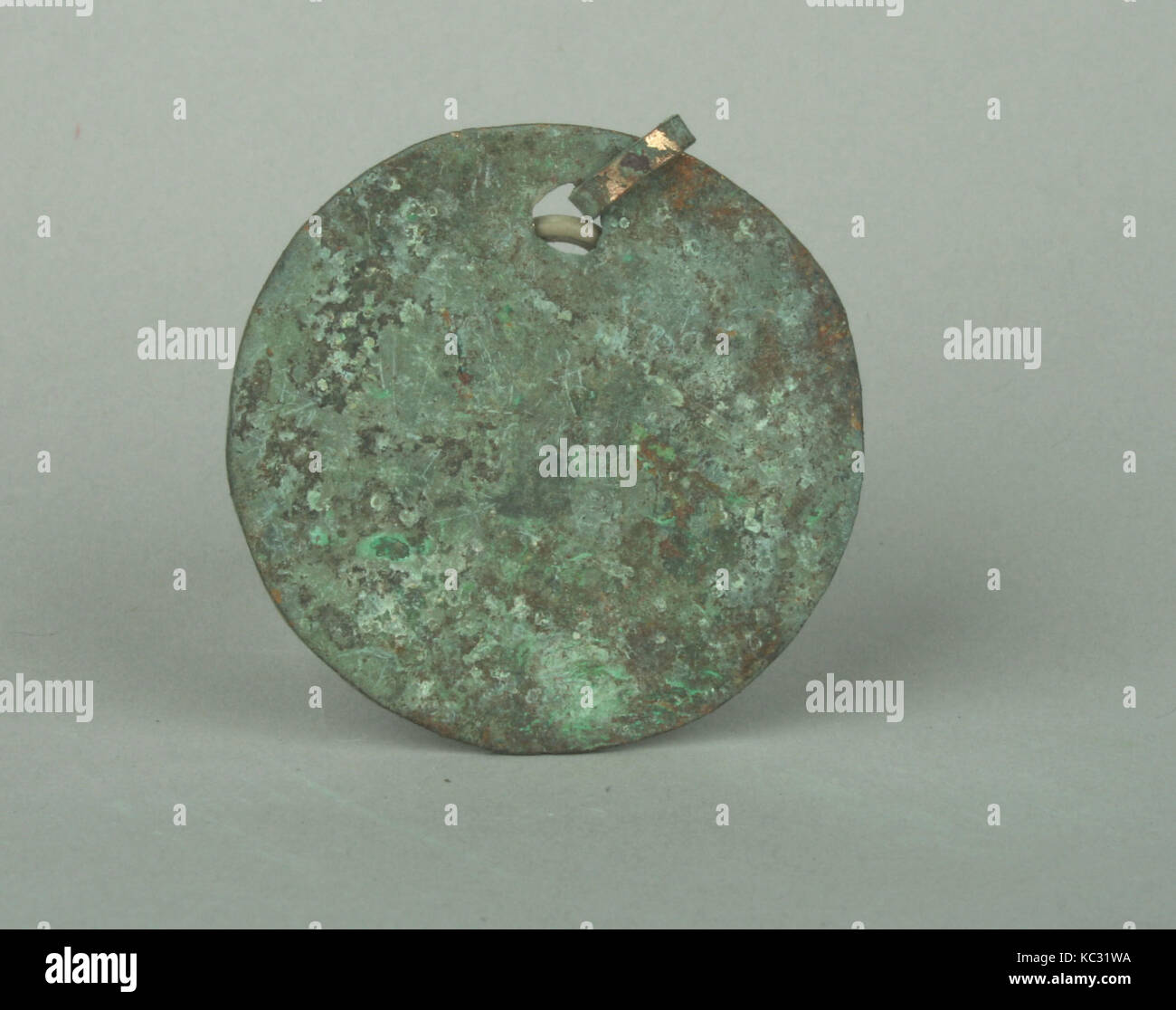 Round Plaque, 3rd century B.C.–A.D. 2nd century, Peru, Vicús, Copper ...