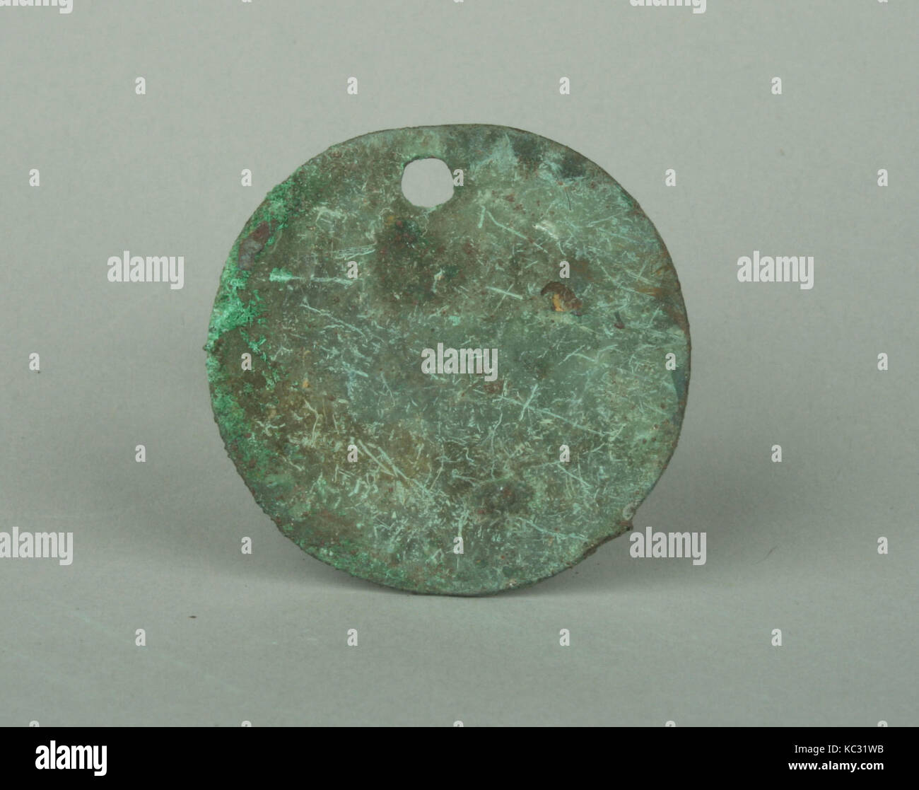 Round Plaque, 3rd century B.C.–A.D. 2nd century, Peru, Vicús, Copper ...