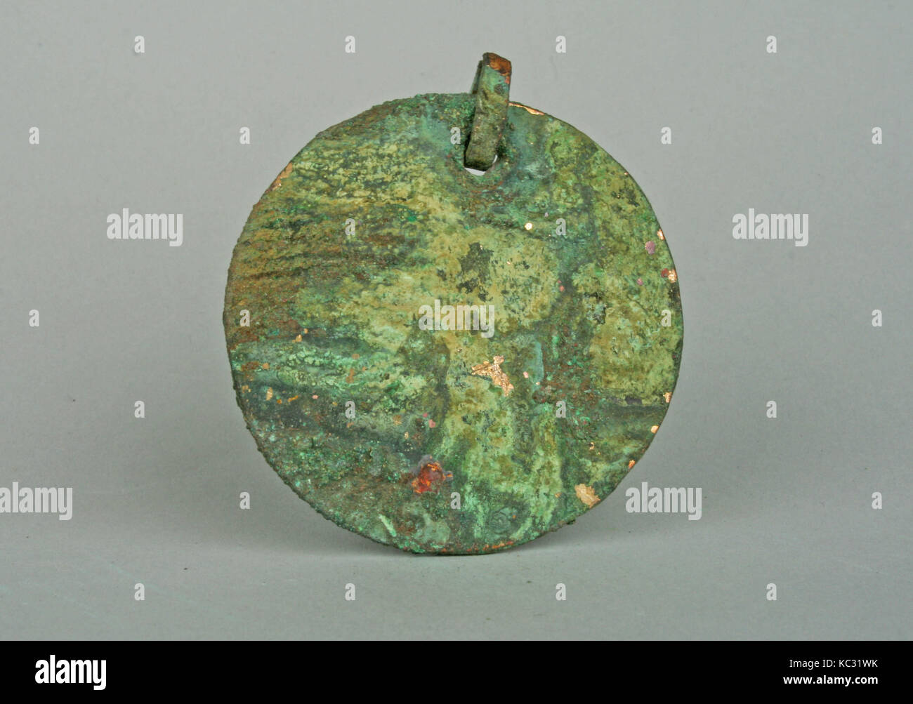 Round Plaque, 3rd century B.C.–A.D. 2nd century, Peru, Vicús, Copper ...