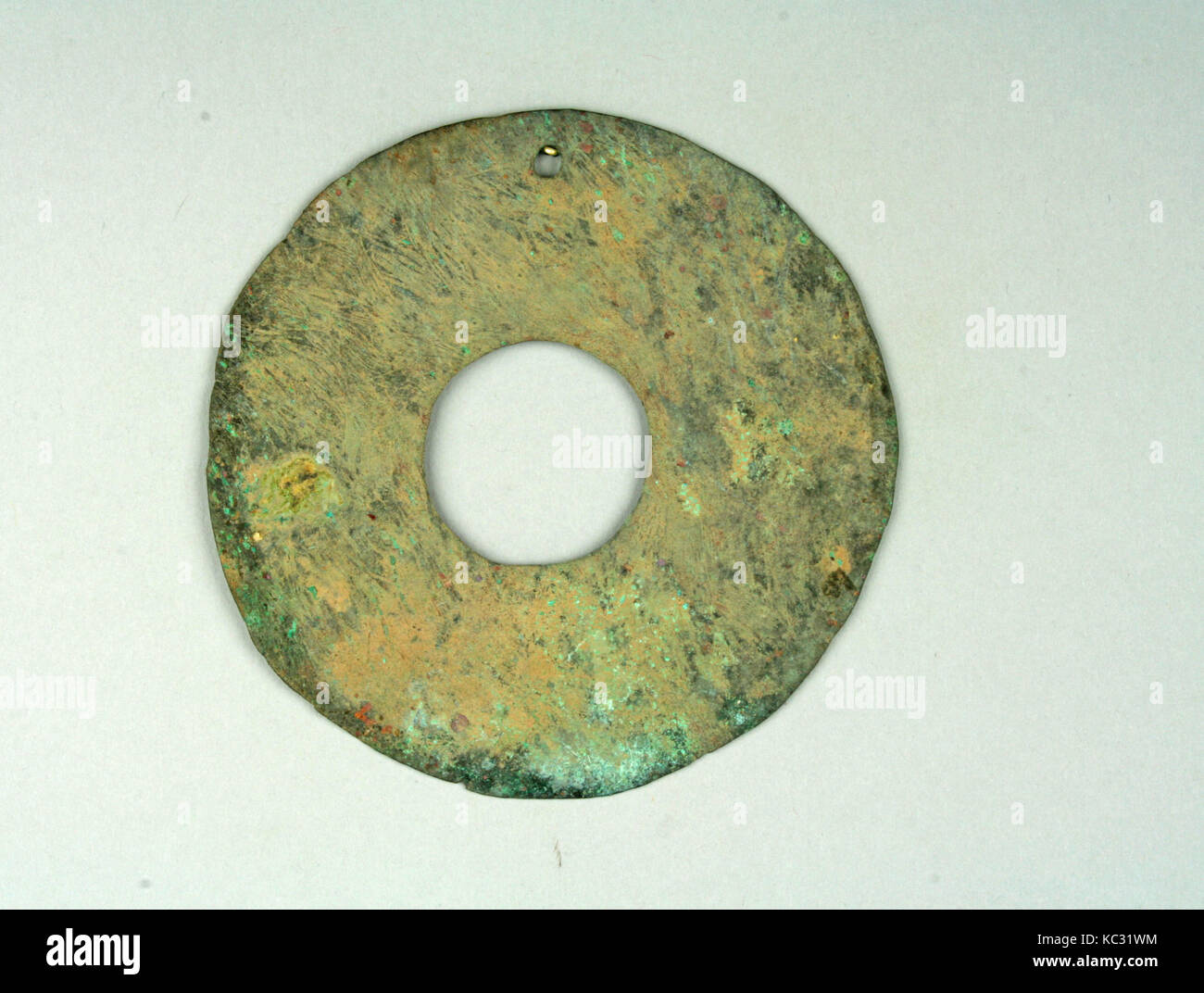 Round Plaque, 3rd century B.C.–A.D. 2nd century, Peru, Vicús, Copper ...