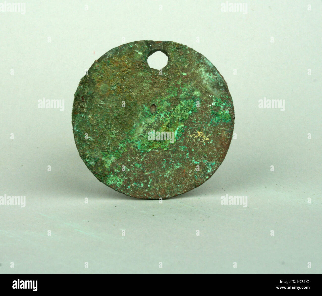Round Plaque, 3rd century B.C.–A.D. 2nd century, Peru, Vicús, Copper ...