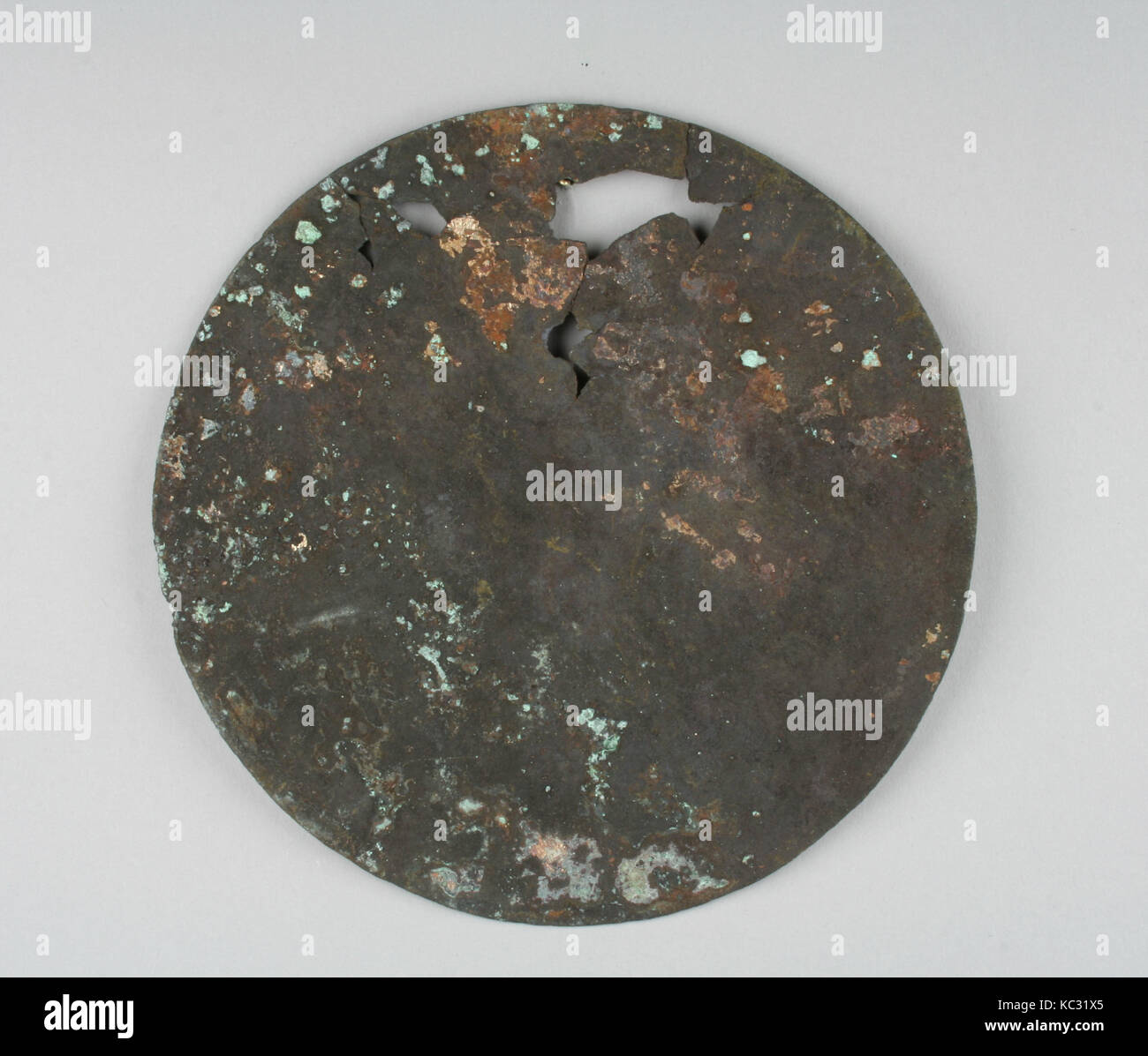 Round Plaque, 3rd century B.C.–A.D. 2nd century, Peru, Vicús, Copper ...