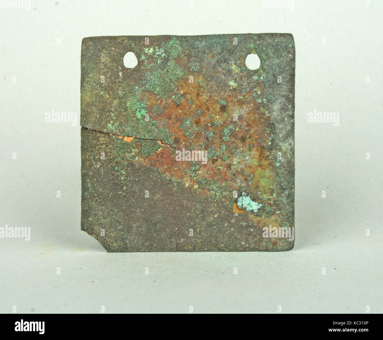 Square Plaque, 3rd century B.C.–A.D. 2nd century, Peru, Vicús, Copper ...