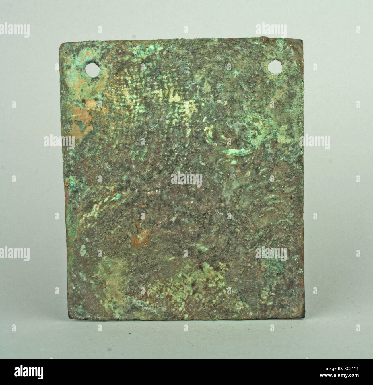 Square Plaque, 3rd century B.C.–A.D. 2nd century, Peru, Vicús, Copper ...