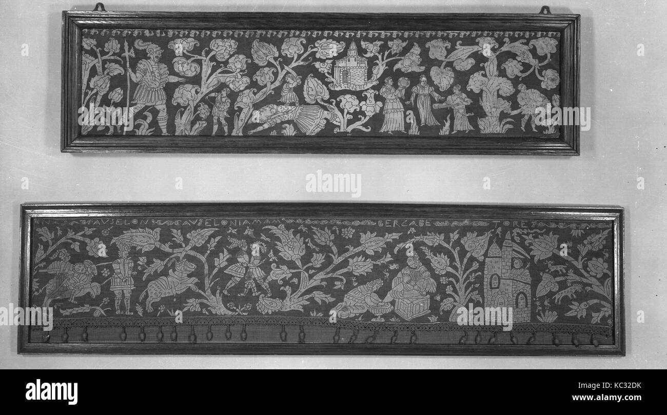 Band with scenes from the Story of David, first half 17th century Stock ...