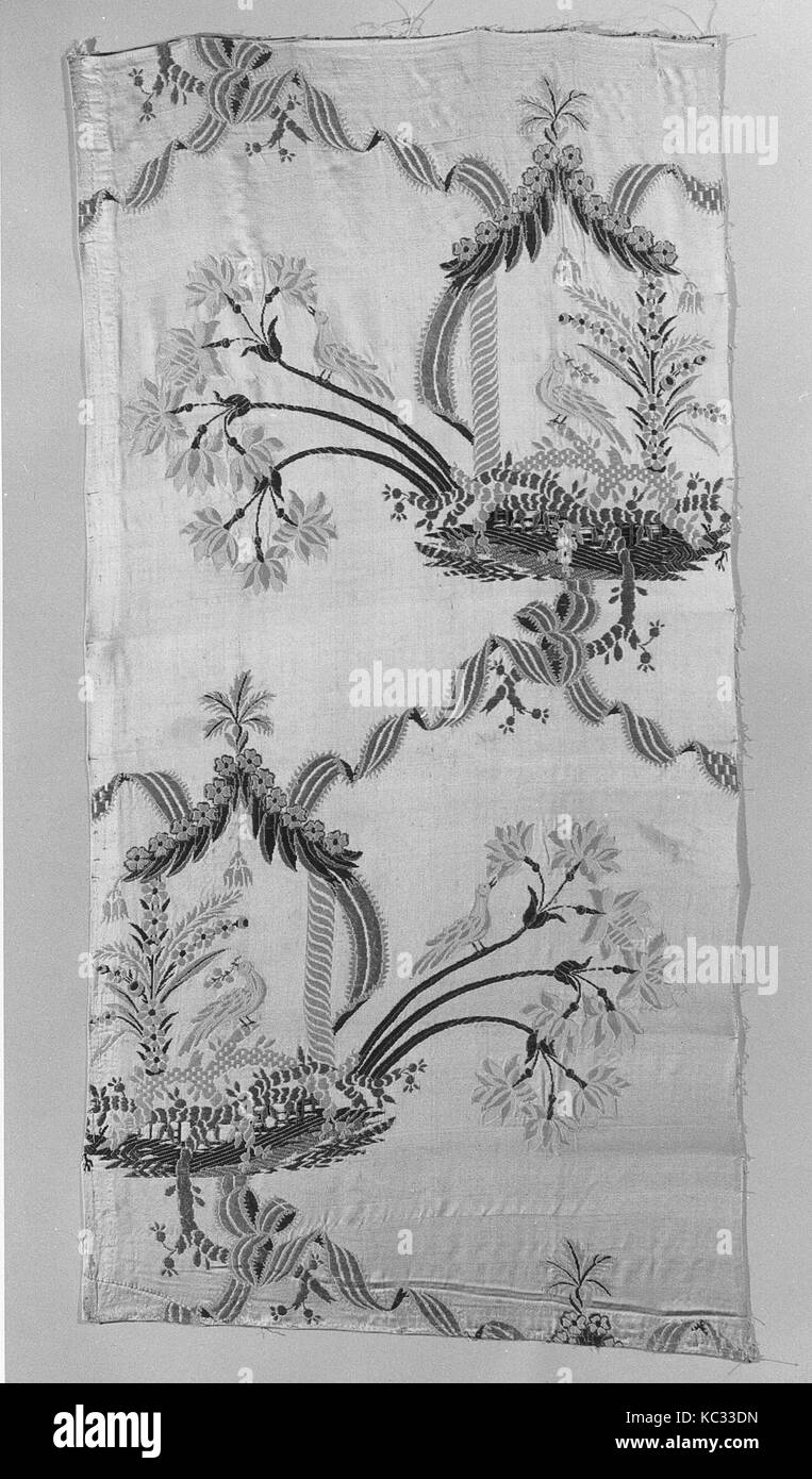Length, 1830, possibly Spanish, Silk, No dimensions recorded., Textiles ...