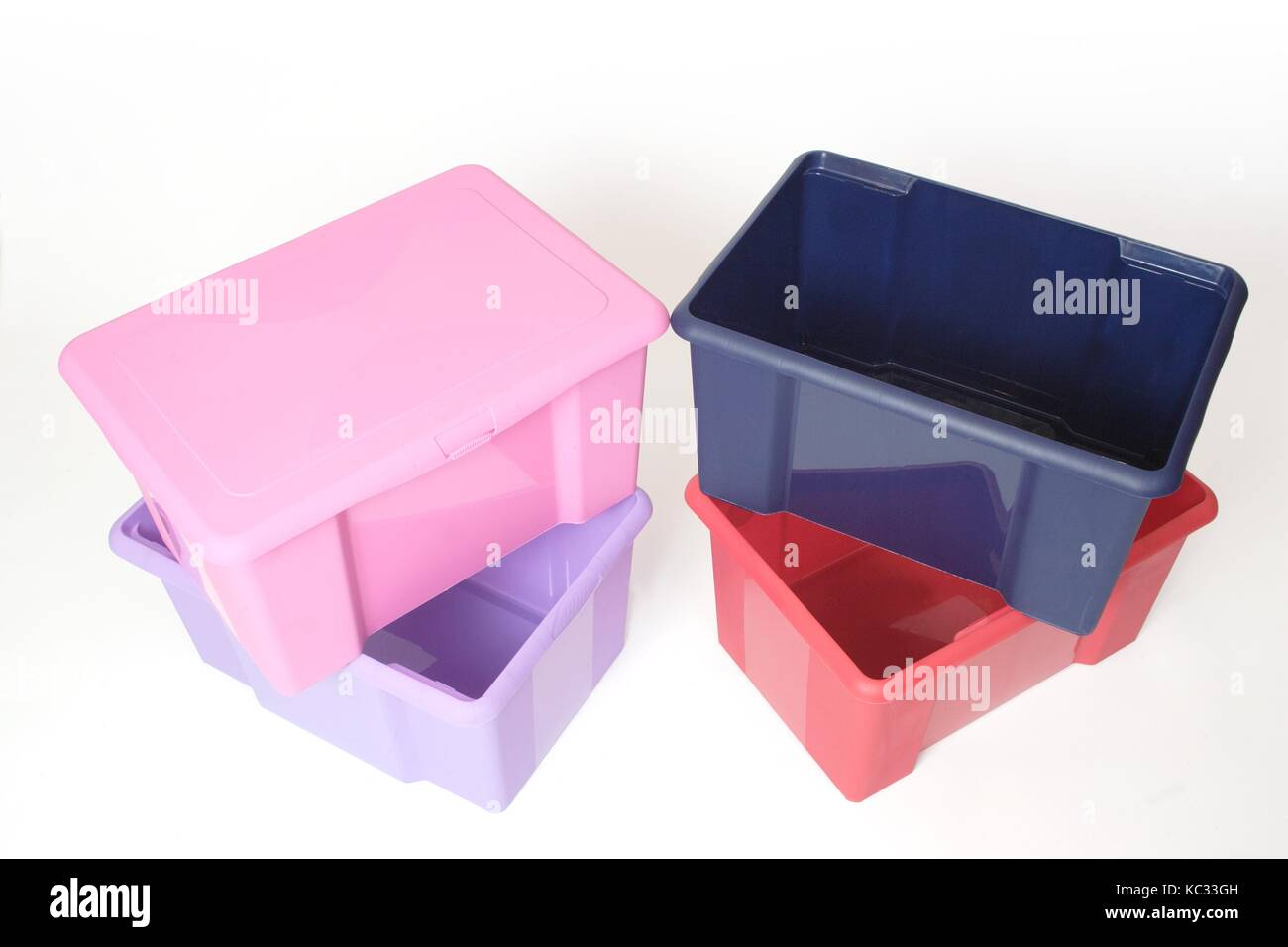 Colourful plastic boxes and containers, drawer units,PVC products ...