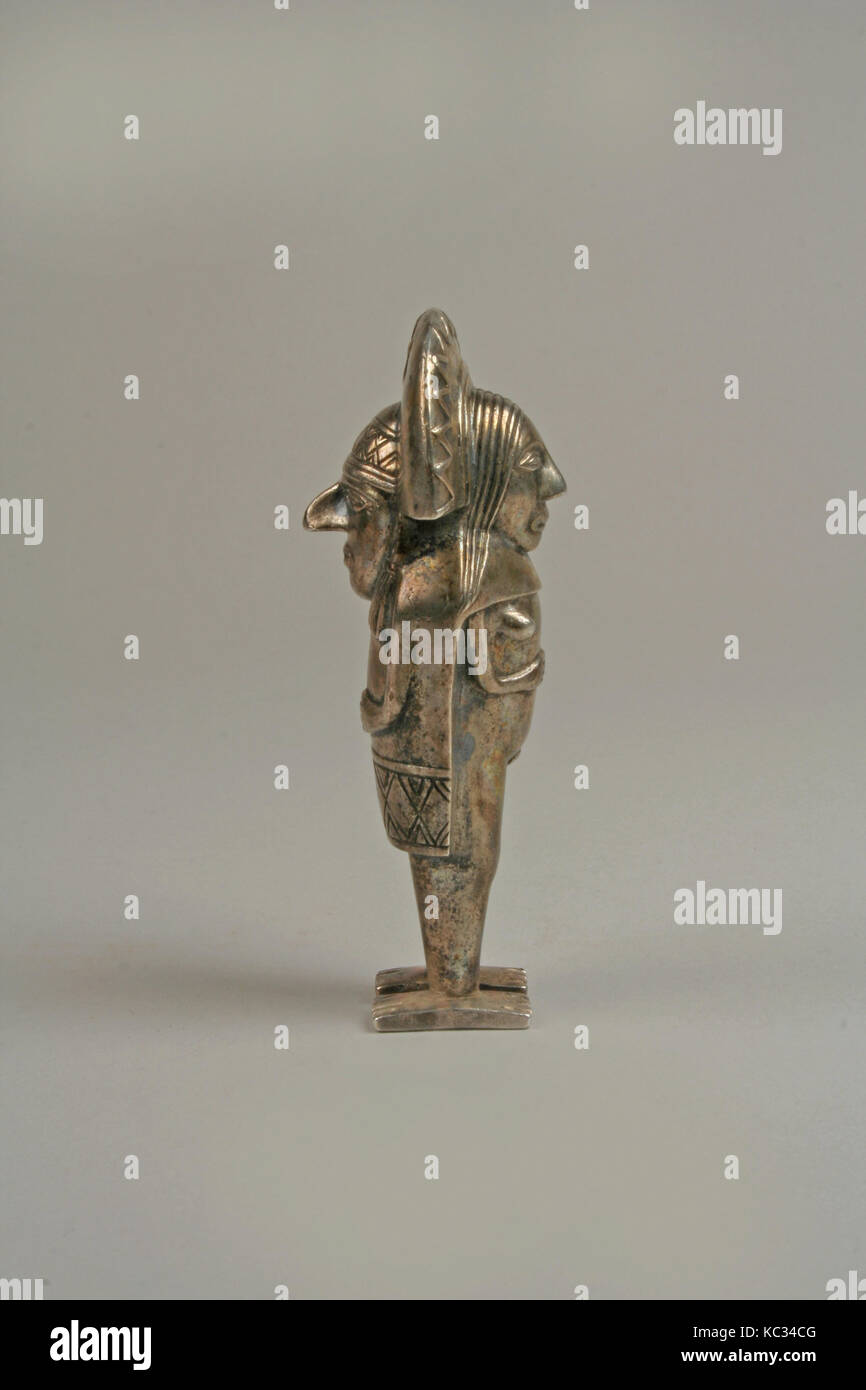 Janus figure, after 16th century, Peru, Colonial (?), Silver (cast ...