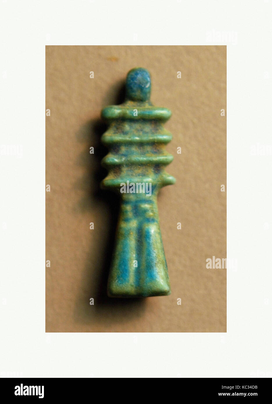 Djed Amulet, New Kingdom, Dynasty 18, ca. 1390–1352 B.C., From Egypt ...