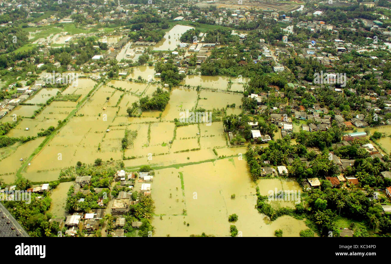 This aerial photograph shows Sri Lanka's This aerial photograph shows ...