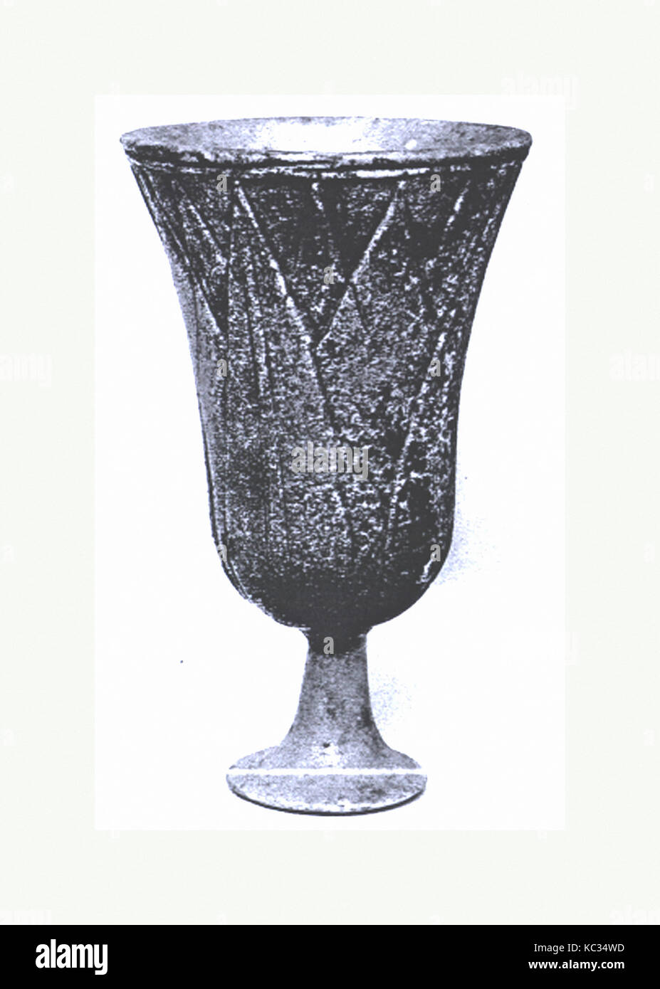 Lotiform Chalice, New Kingdom, Dynasty 18, ca. 1550–1295 B.C., From ...