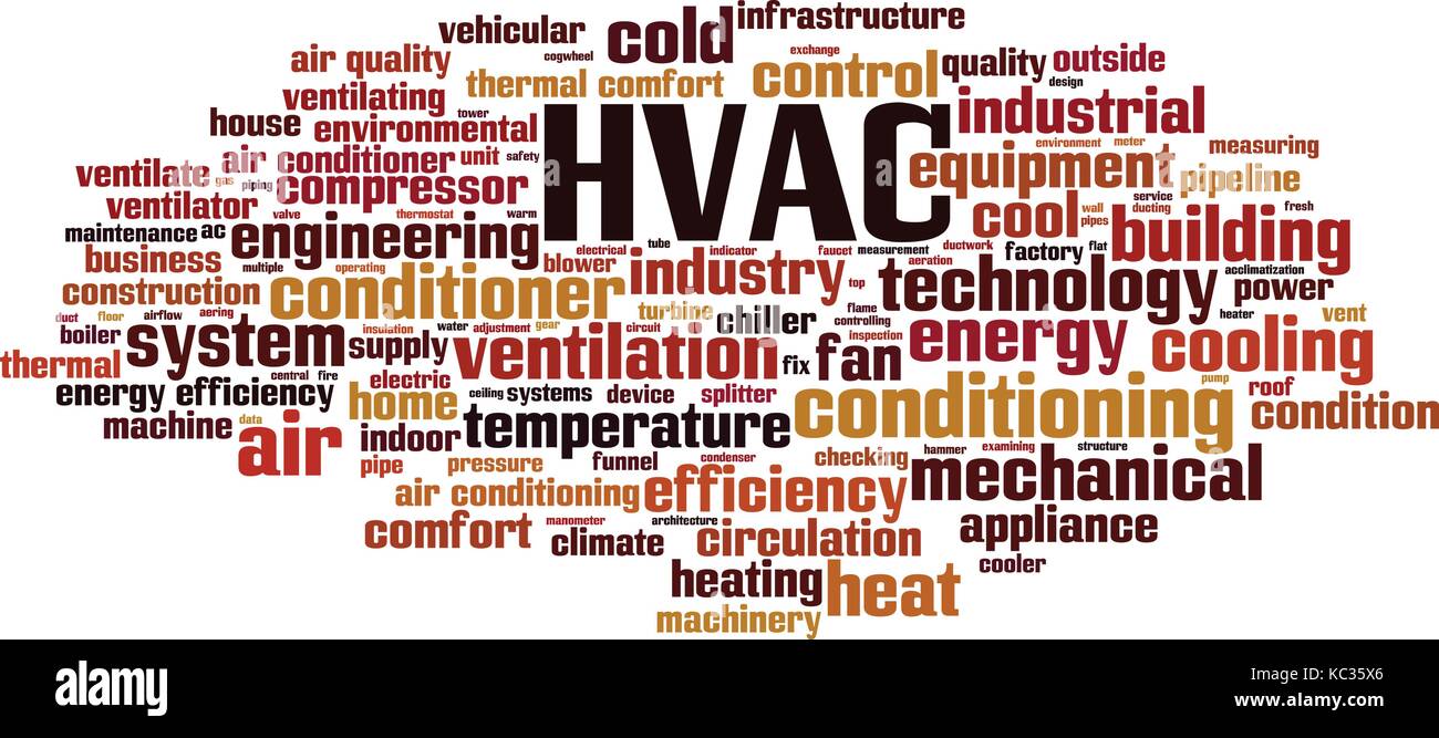 HVAC word cloud concept. Vector illustration Stock Vector Image & Art ...