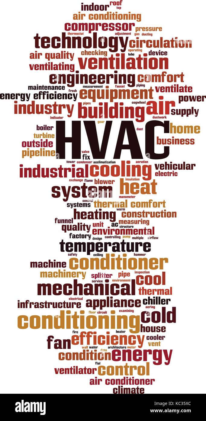 HVAC word cloud concept. Vector illustration Stock Vector Image & Art ...