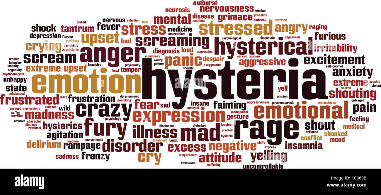 Hysterical vector vectors hi-res stock photography and images - Alamy