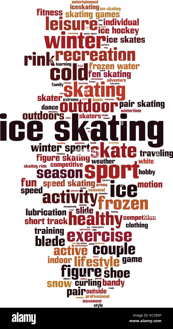 Ice skating indoor Stock Vector Images - Alamy
