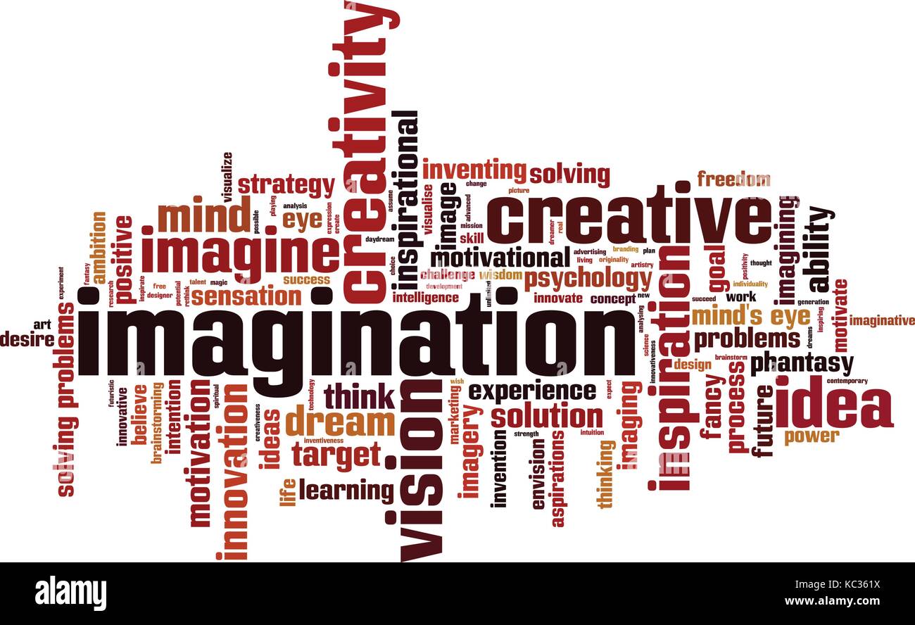 Imagination word cloud concept. Vector illustration Stock Vector Image ...
