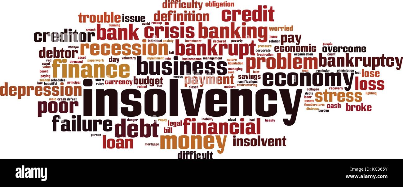 Insolvency vector vectors hi-res stock photography and images - Alamy