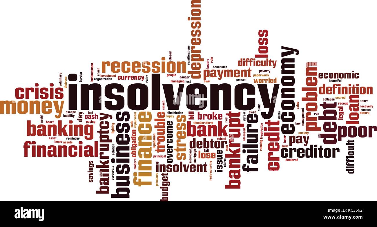 Insolvency vector vectors hi-res stock photography and images - Alamy