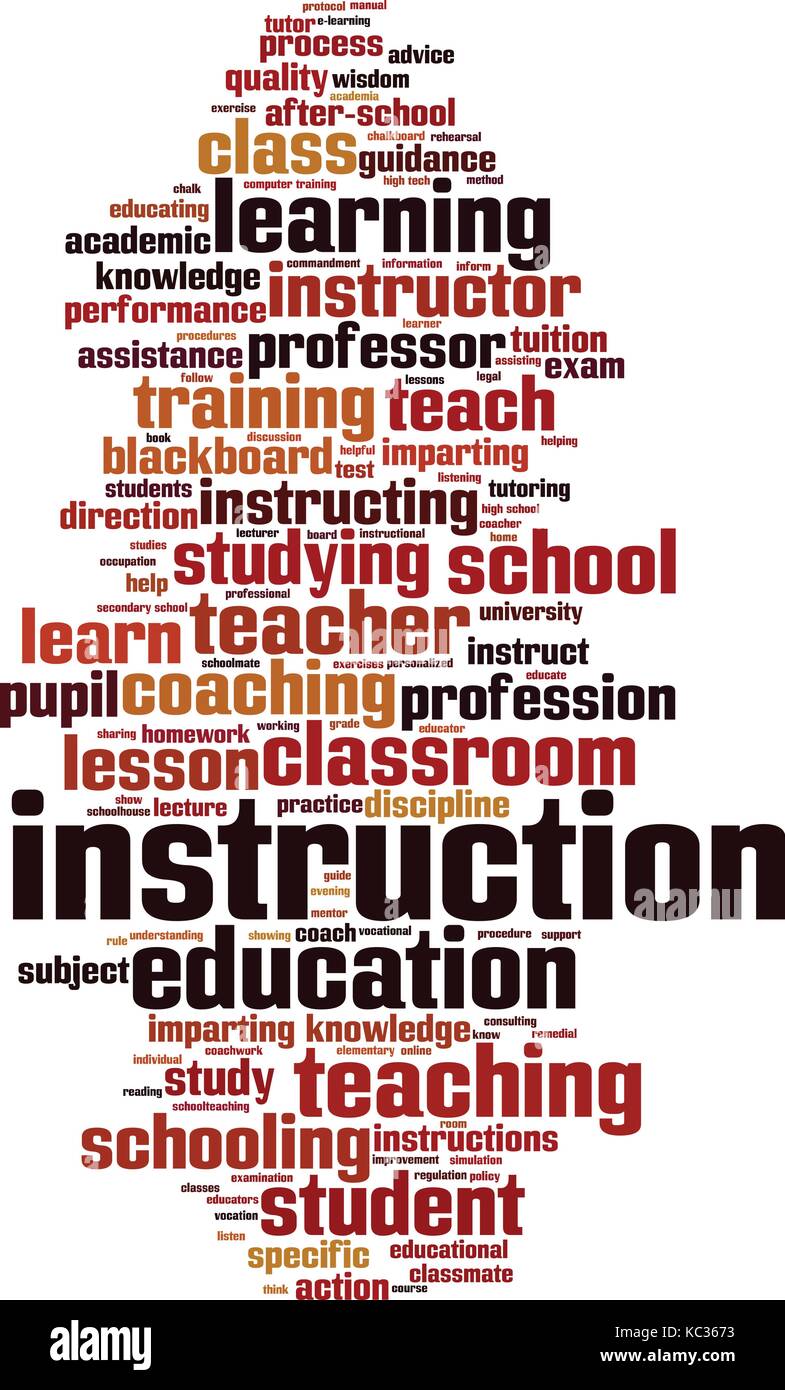 Instructing vector vectors hi-res stock photography and images - Alamy