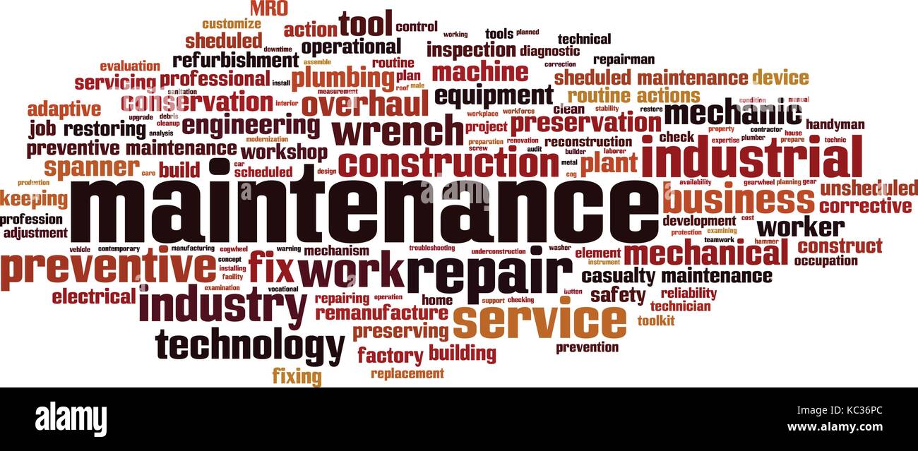 Preservation maintenance Stock Vector Images - Alamy