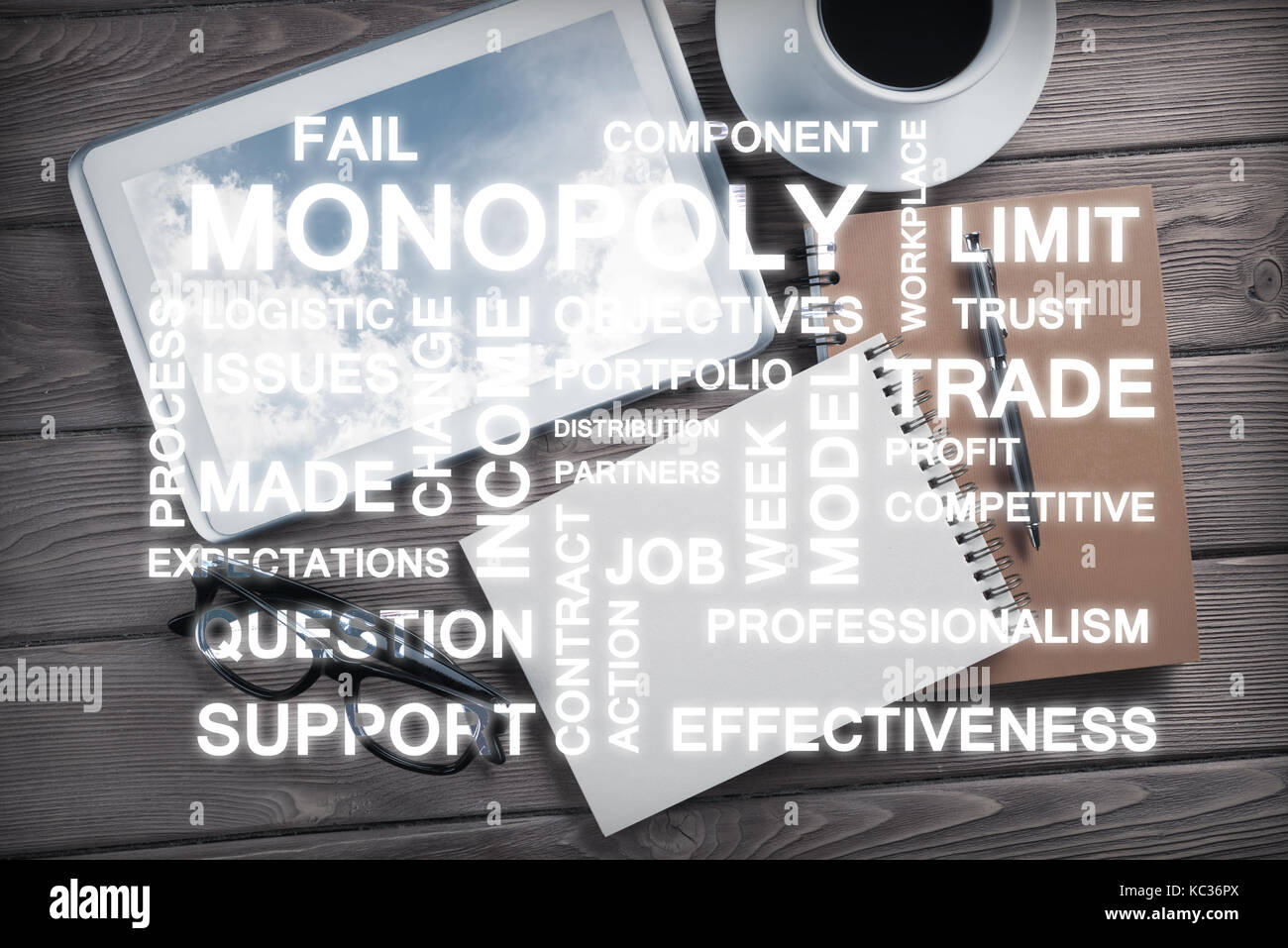 Modern workplace concept Stock Photo - Alamy