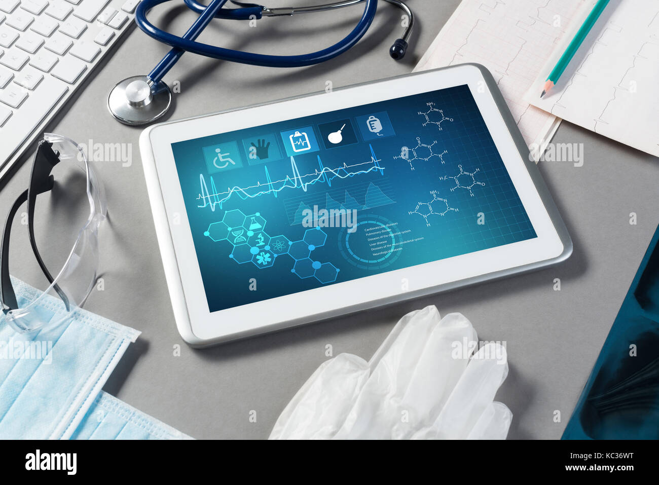 Digital technologies in medicine Stock Photo - Alamy
