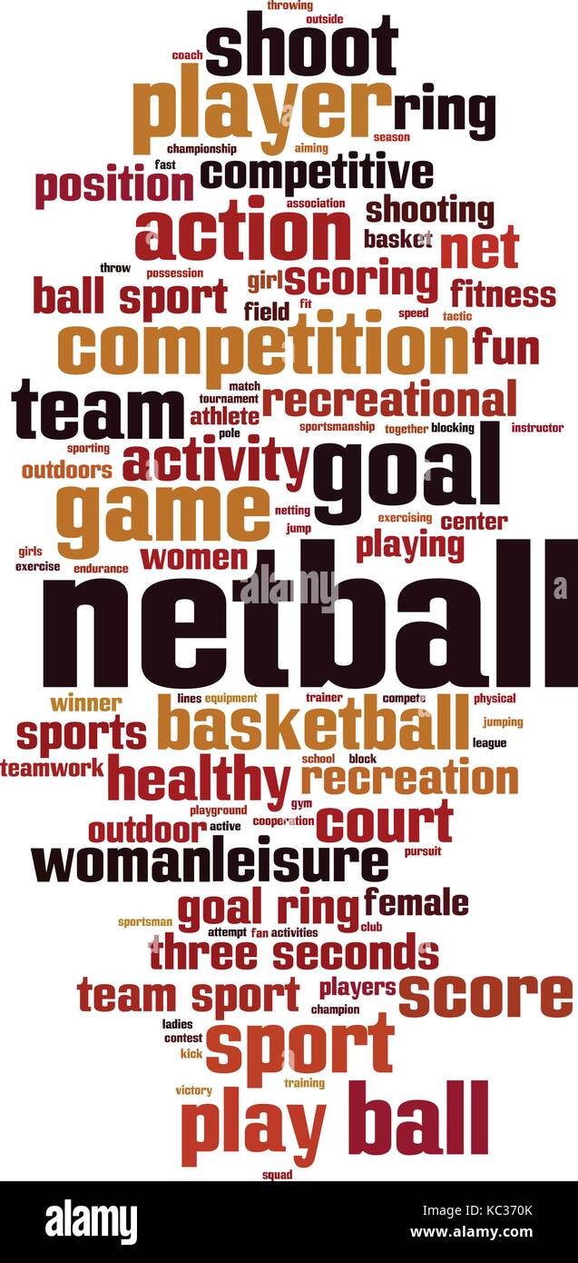 Netball game position Stock Vector Images - Alamy