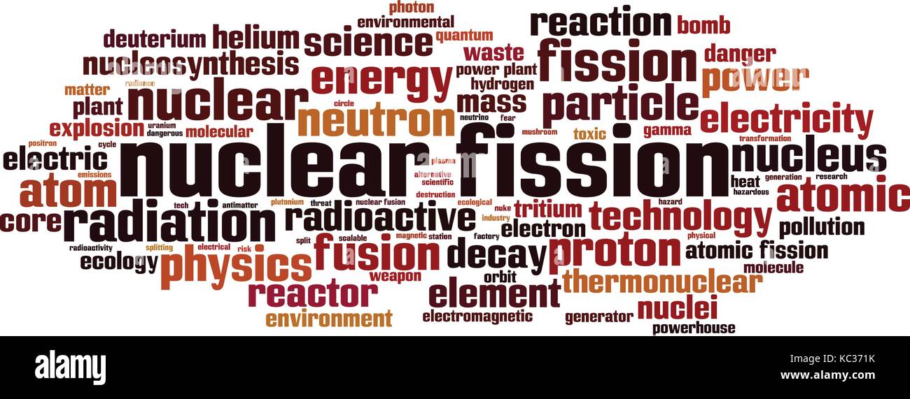 Nuclear fission word cloud concept. Vector illustration Stock Vector ... Nuclear fission word cloud concept. Vector illustration Stock Vector ...