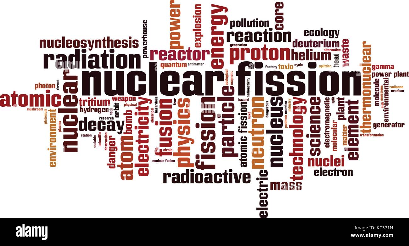 Nuclear fission word cloud concept. Vector illustration Stock Vector ... Nuclear fission word cloud concept. Vector illustration Stock Vector ...