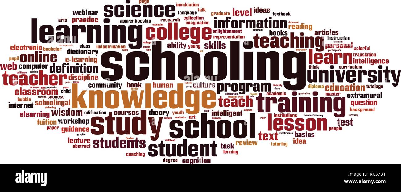 High school concept word cloud hi-res stock photography and images - Alamy