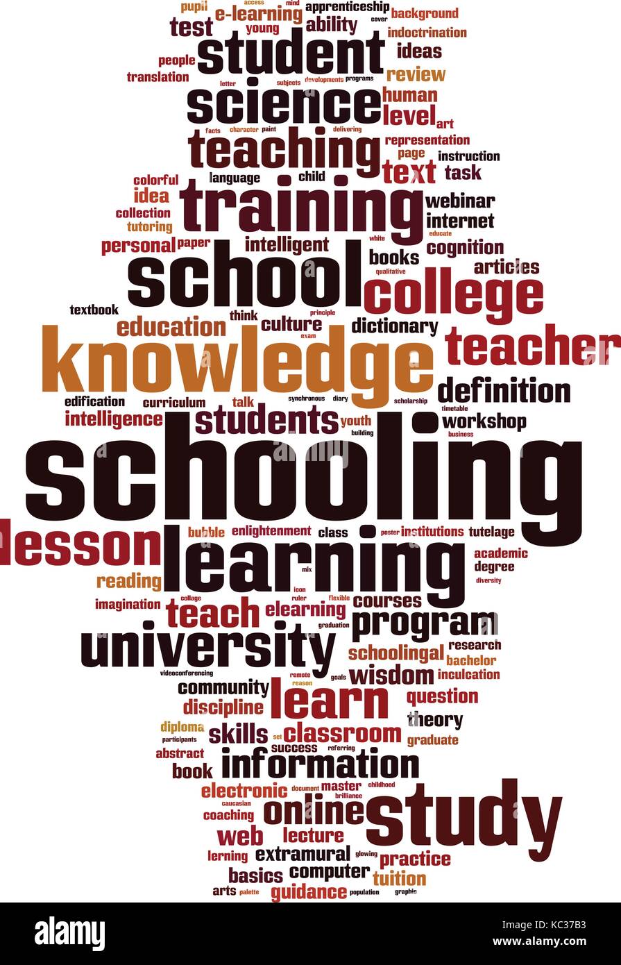 High school concept word cloud hi-res stock photography and images - Alamy