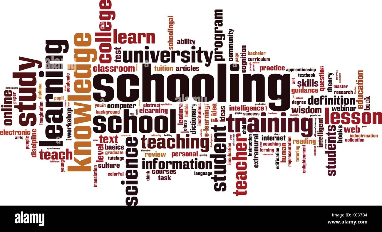 High school concept word cloud hi-res stock photography and images - Alamy