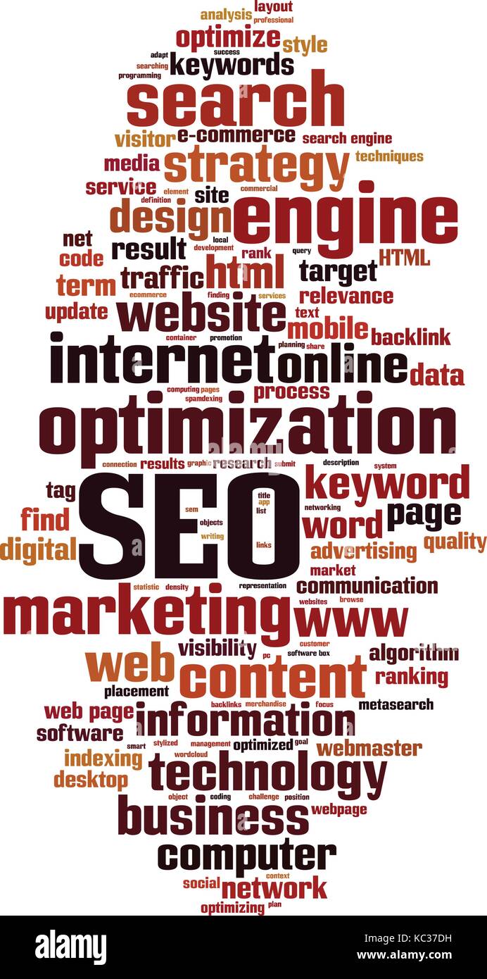 SEO word cloud concept. Vector illustration Stock Vector Image & Art ...