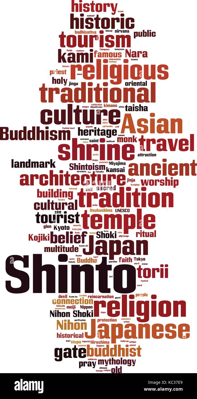 Shinto word cloud concept. Vector illustration Stock Vector Image & Art ...