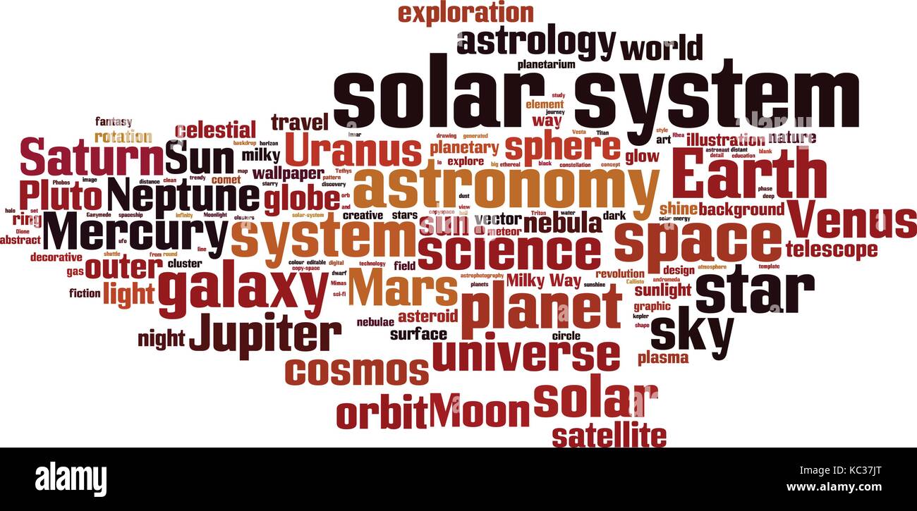 Solar System Words Solar System And Planets | PPT