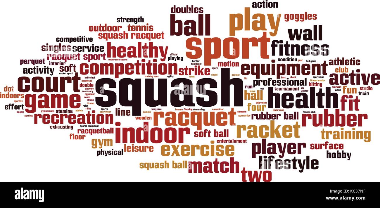 Squash word cloud concept. Vector illustration Stock Vector Image & Art ...