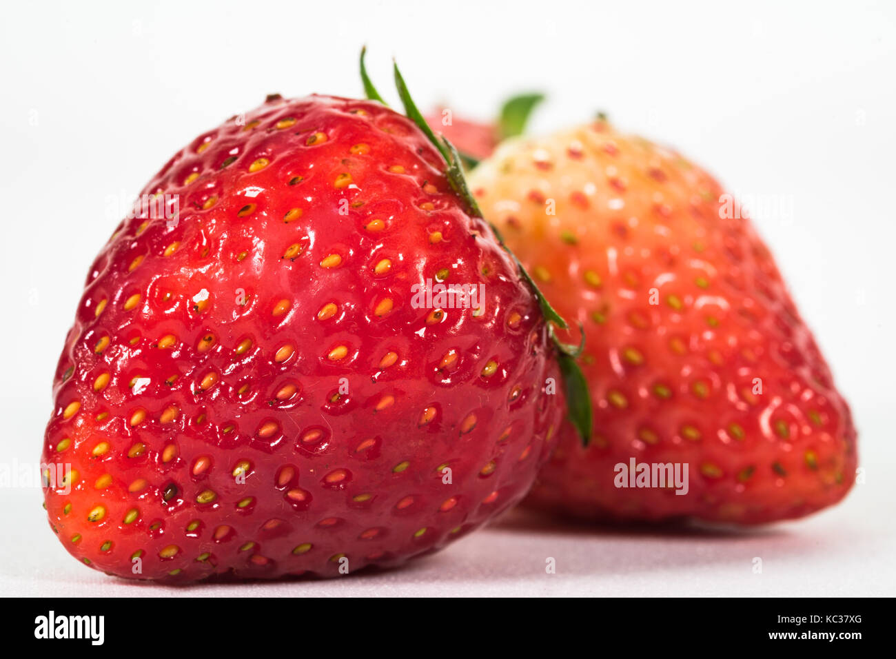 Close up of fresh strawberry Stock Photo - Alamy