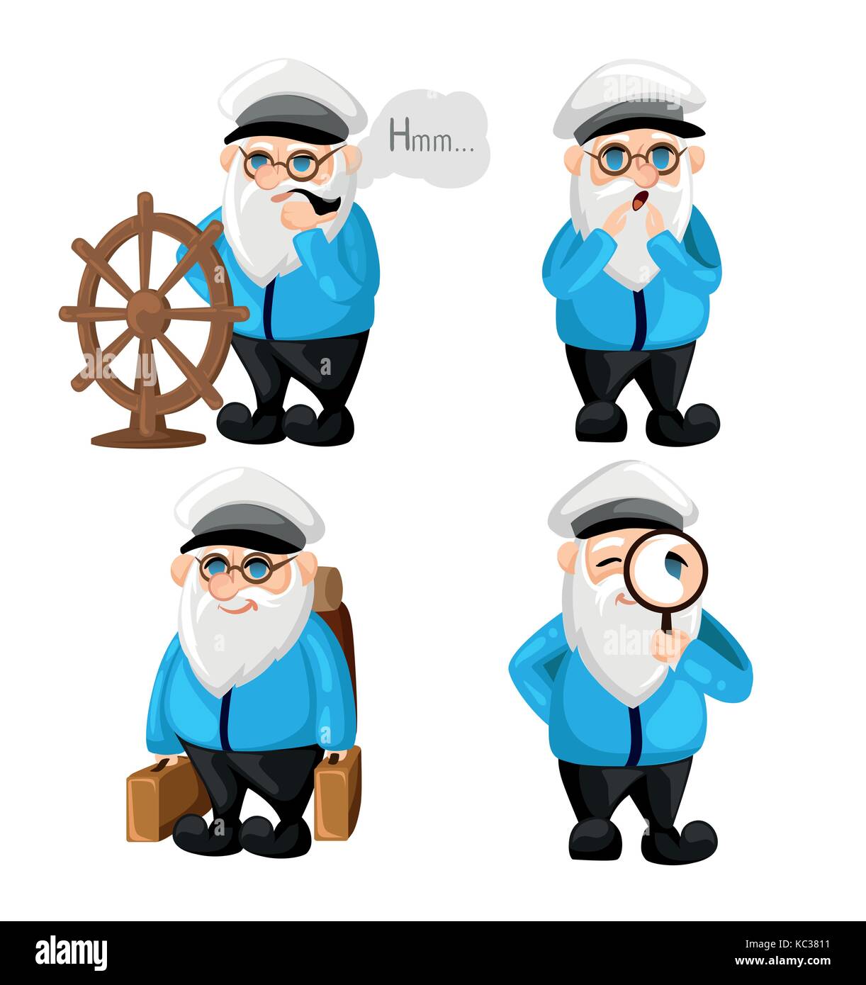 Man boat sad Stock Vector Images - Alamy