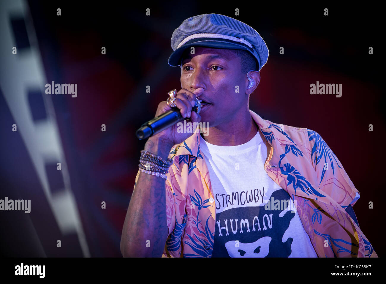 Pharrell Williams, the American singer, rapper and records producer ...