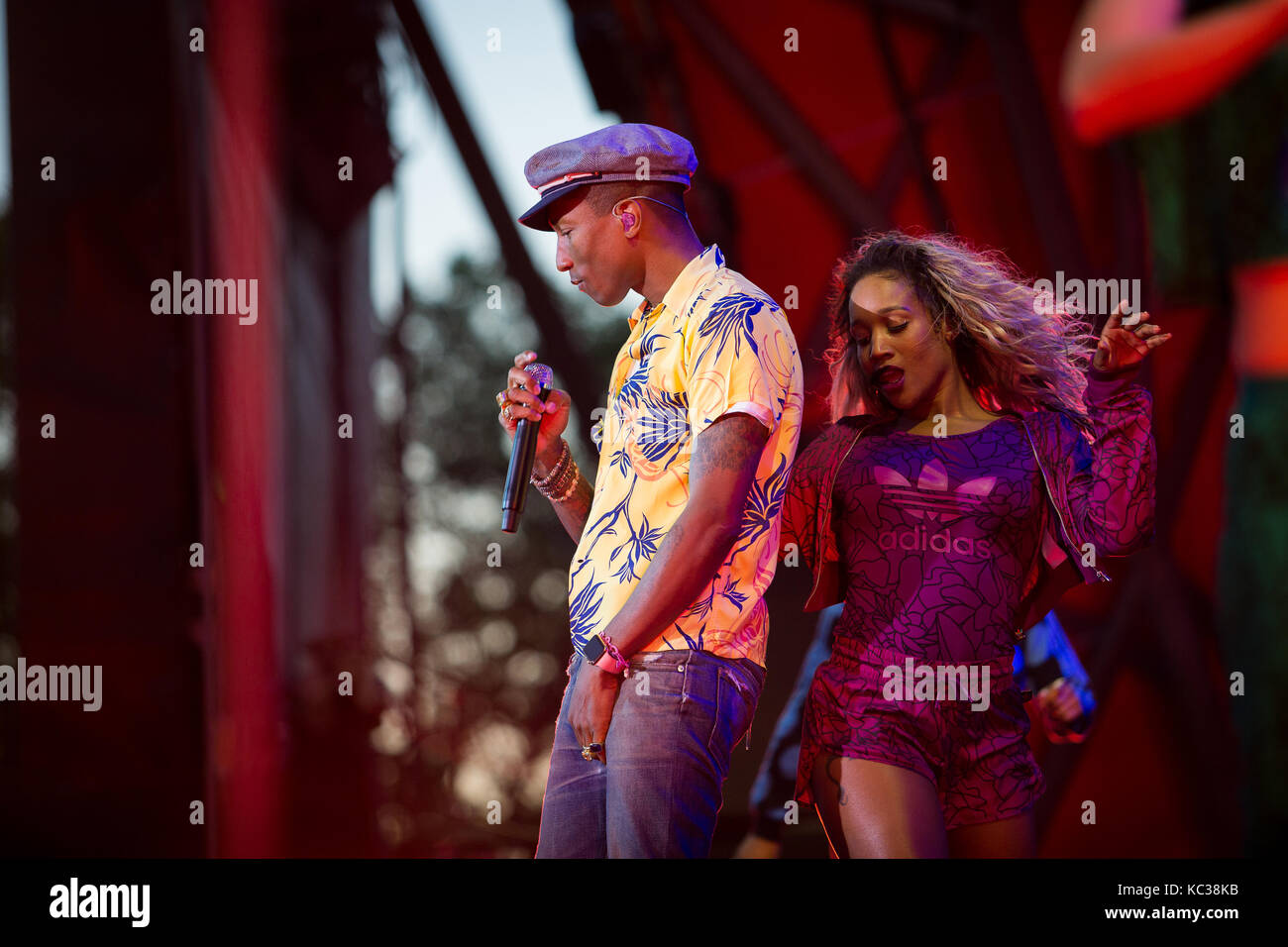 Pharrell Williams, the American singer, rapper and records producer ...