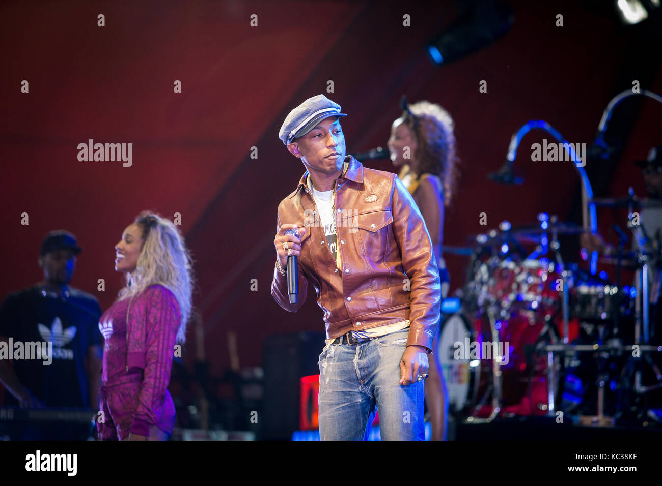 Pharrell Williams, the American singer, rapper and records producer ...