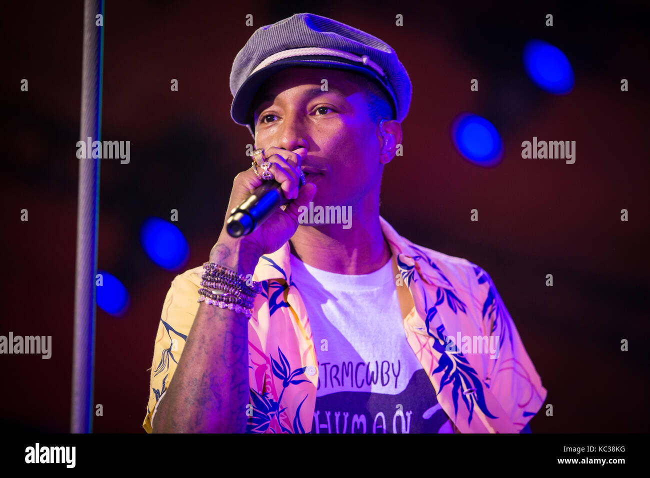 Pharrell Williams, the American singer, rapper and records producer ...