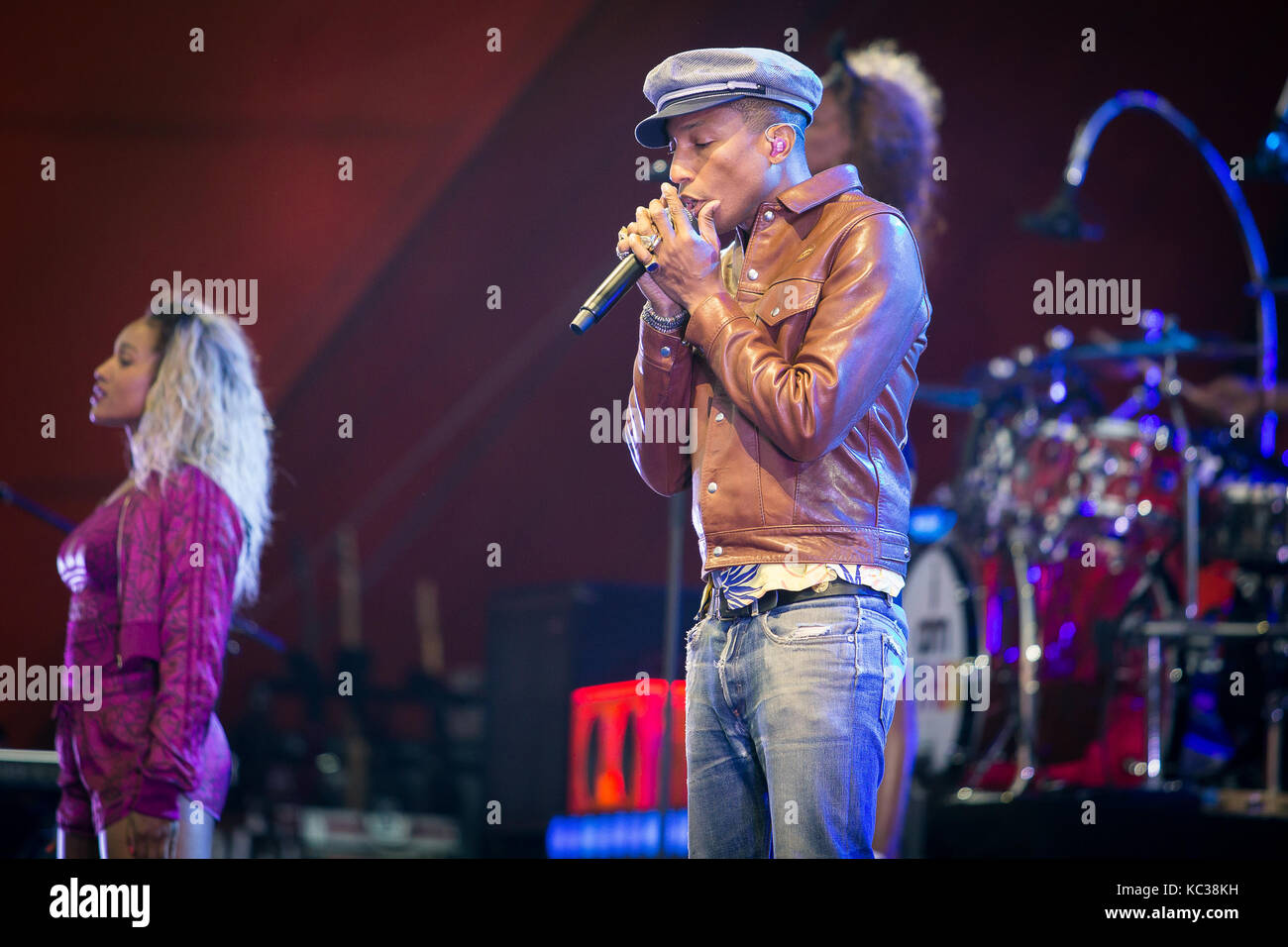 Pharrell Williams, the American singer, rapper and records producer ...