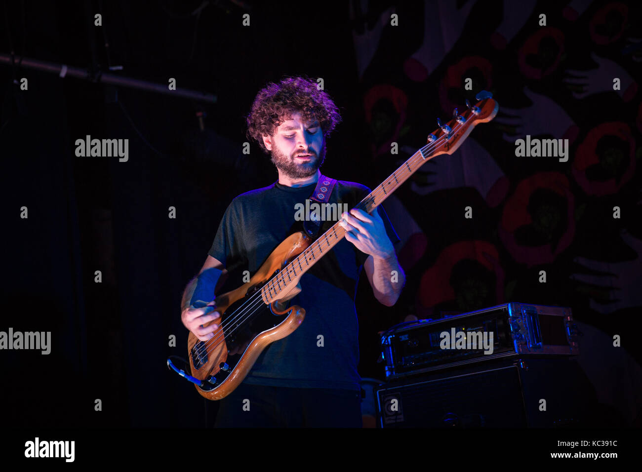 The American synthpop band Poliça (often written as Polica) performs a ...